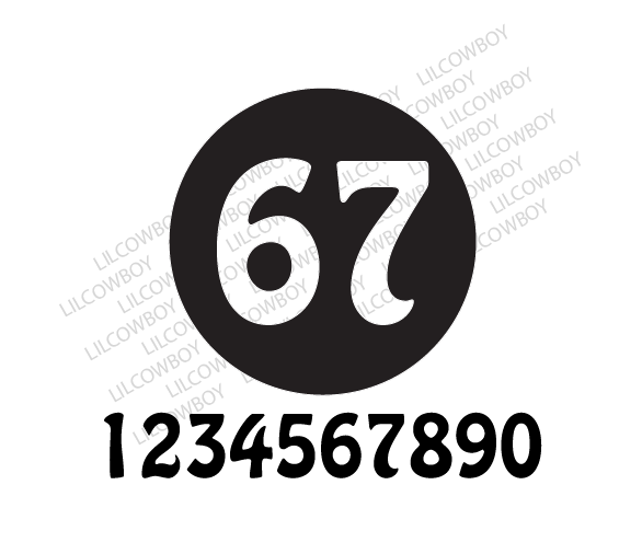 Custom Rally Number # autocross Circle Racing Door Decal Sticker Track ...