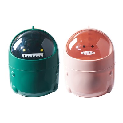 Mini Trash Can Home Office Waste Bin Mini Desktop Garbage Basket Roll ...