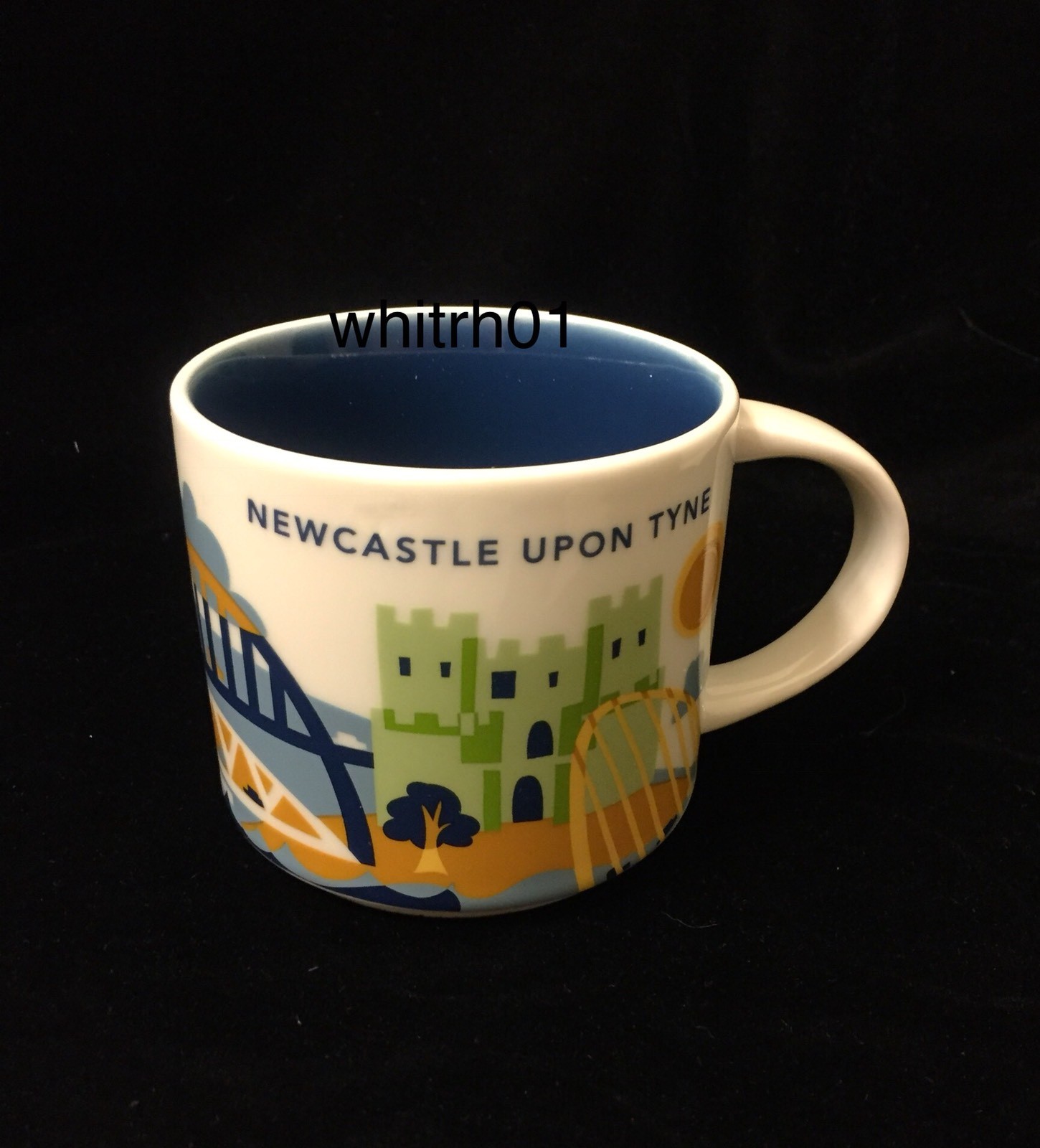 Starbucks Newcastle Mug YAH Bridge Tyne Soccer Football You Are Here ...