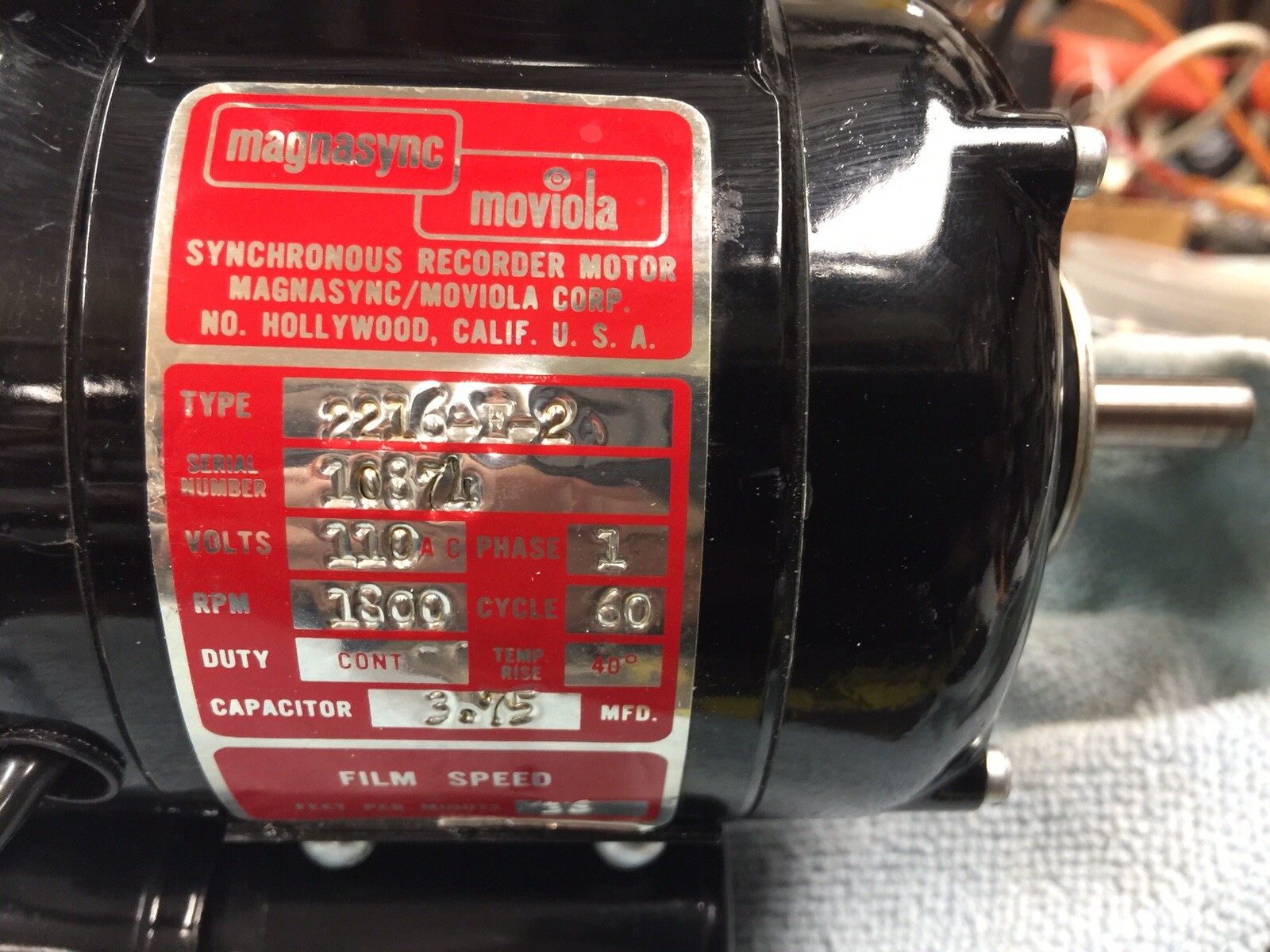 MAGNASYNC MOVIOLA 16mm Magnetic Film Recorder | eBay