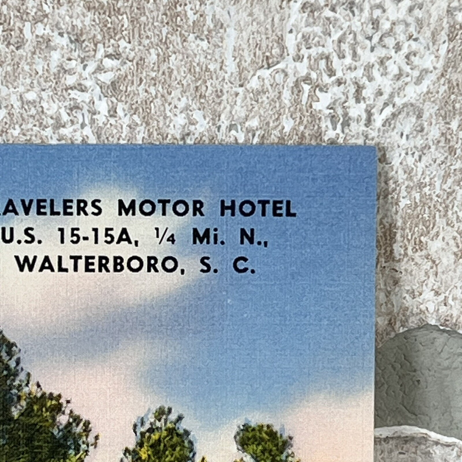 Walterboro, SC Travelers Motor Hotel South Carolina Vintage Postcard ...