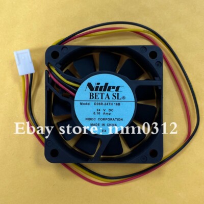 Nidec D06R-24TH 16B 24V 0.10A 6015 6cm 3-wire inverter cooling fan | eBay