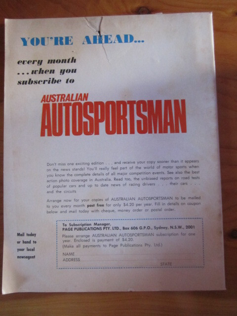 MAGAZINE AUSTRALIAN HOT ROD AUGUST 1969 GREAT *** MUST SEE ** | eBay UK