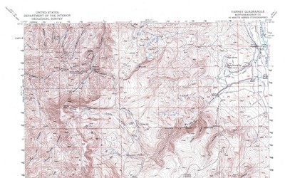 Varney Quadrangle Montana 1949 Topo Map USGS 15 Minute Topographic | eBay