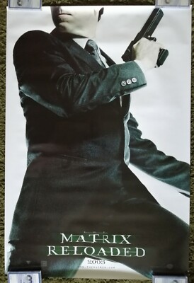 THE MATRIX RELOADED (2003) Original One 1 Sheet Teaser Movie Poster v4 ...