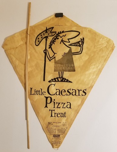 Rare Circa 1964 Little Caesars Pizza Treat Hi-Flier Paper Kite With ...