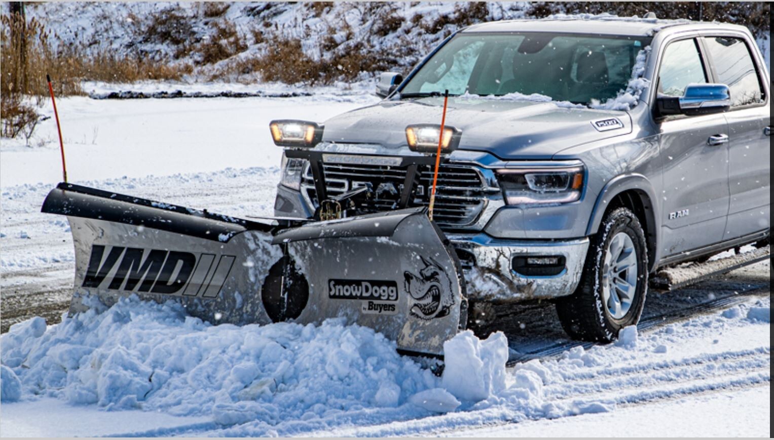 Snowdogg/buyers Products VMD75II V-plow 90" Blade Width W/led Light ...
