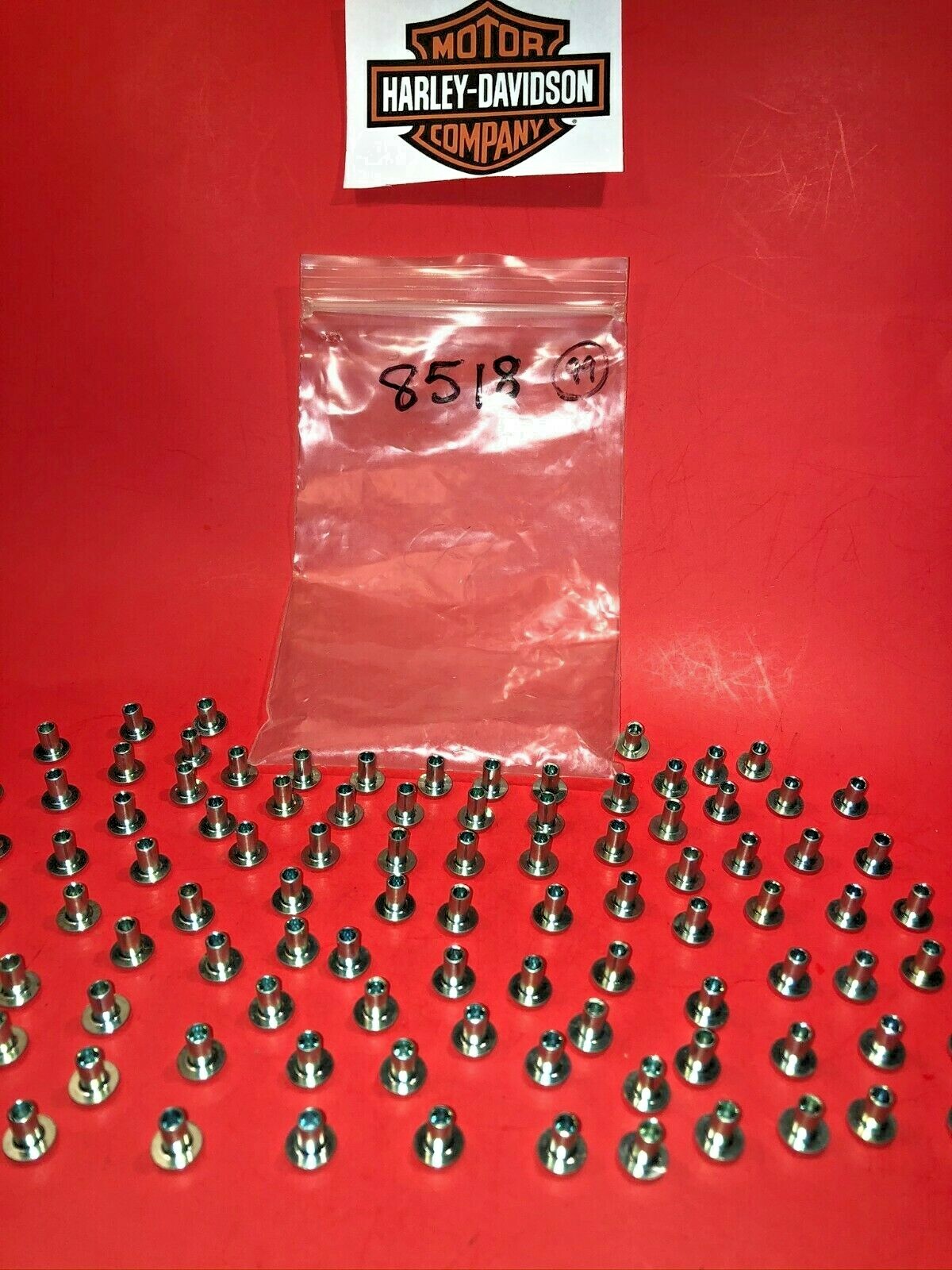NOS OEM Harley Davidson 8518 Truss Head Rivet LOT OF 3 | eBay