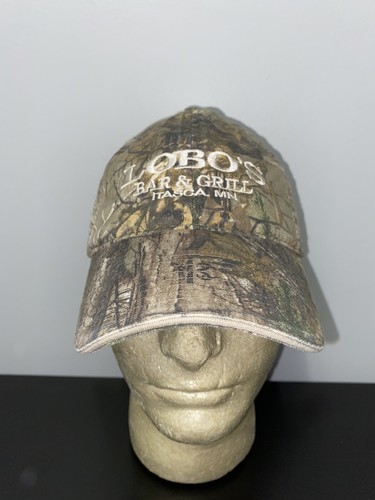Vintage Realtree LOBO’S Bar Grill Itasca Minnesota Trucker Hat Baseball ...