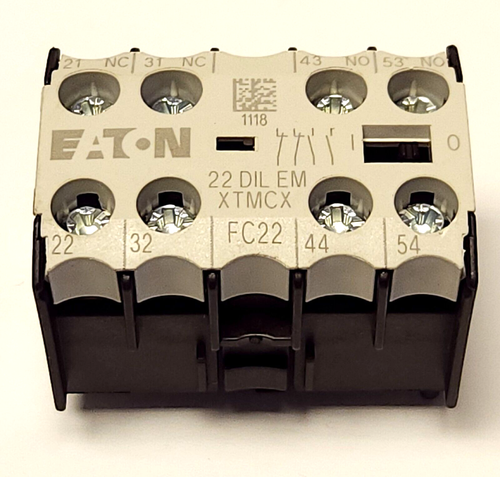 EATON 22 DIL EM XTMCX FC22 Top Mount Auxiliary Contact | eBay