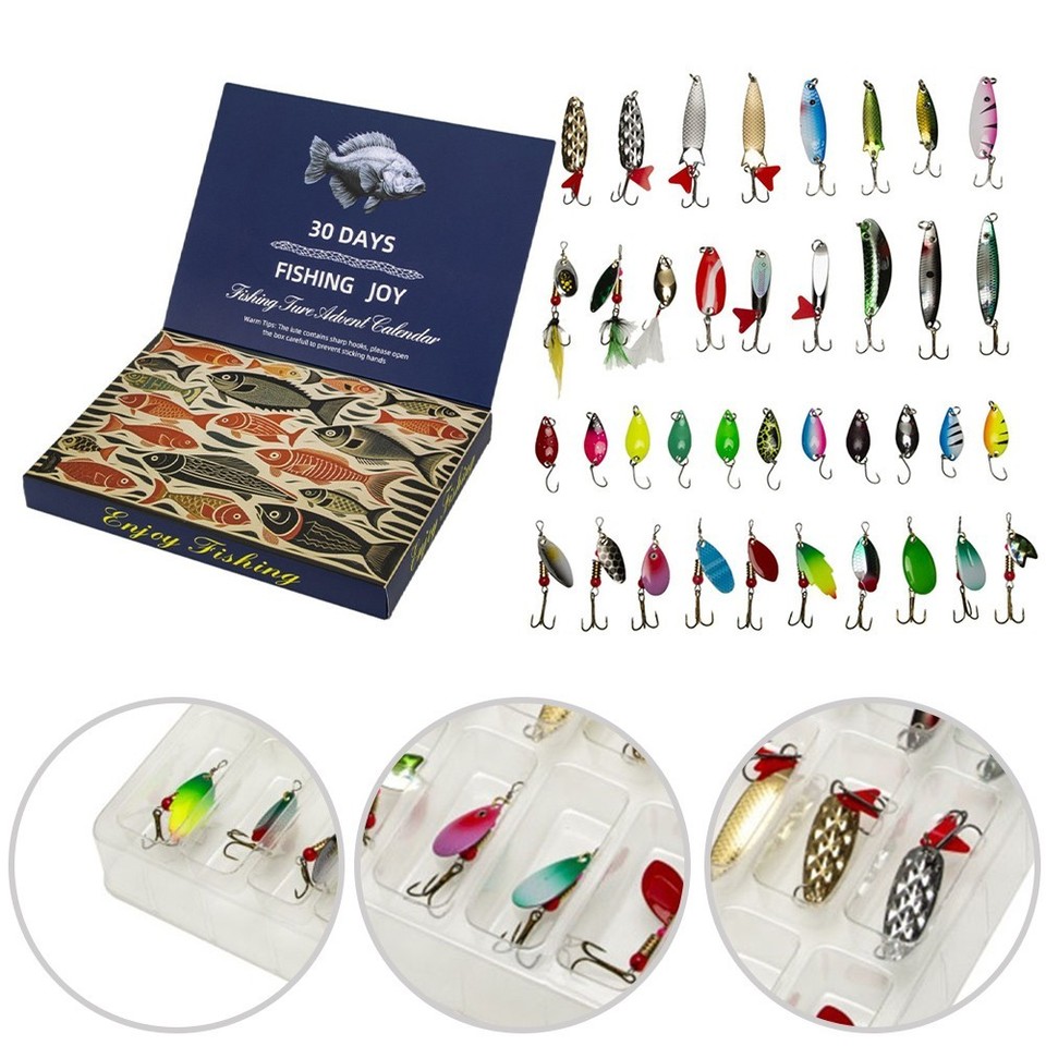 30 Unique Fishing Lures for Anglers Mystery Tackle Box for Daily ...