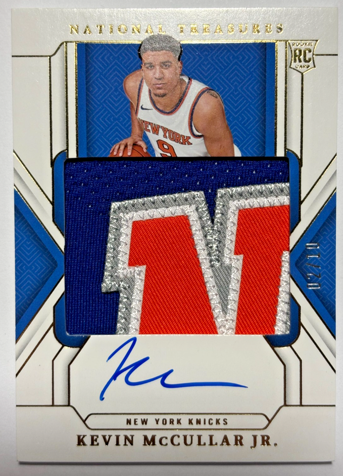 2024-25 National Treasures Kevin Mccullar Jr. #114 RC Auto Patch RPA ...