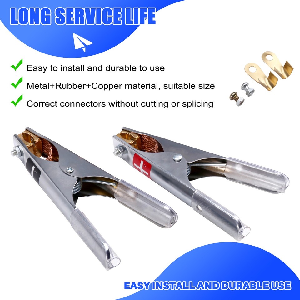 2 Pack Clip Car Clip Clamps for Electrical Car Clip Battery Fire Cable ...