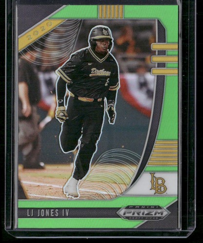 2020 Panini Prizm Draft Picks - LJ Jones IV #PDP152 Lime Green Prizm /75 (RC) for sale online | eBay