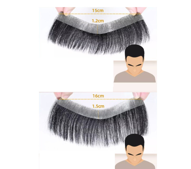 Straight Hairline Men