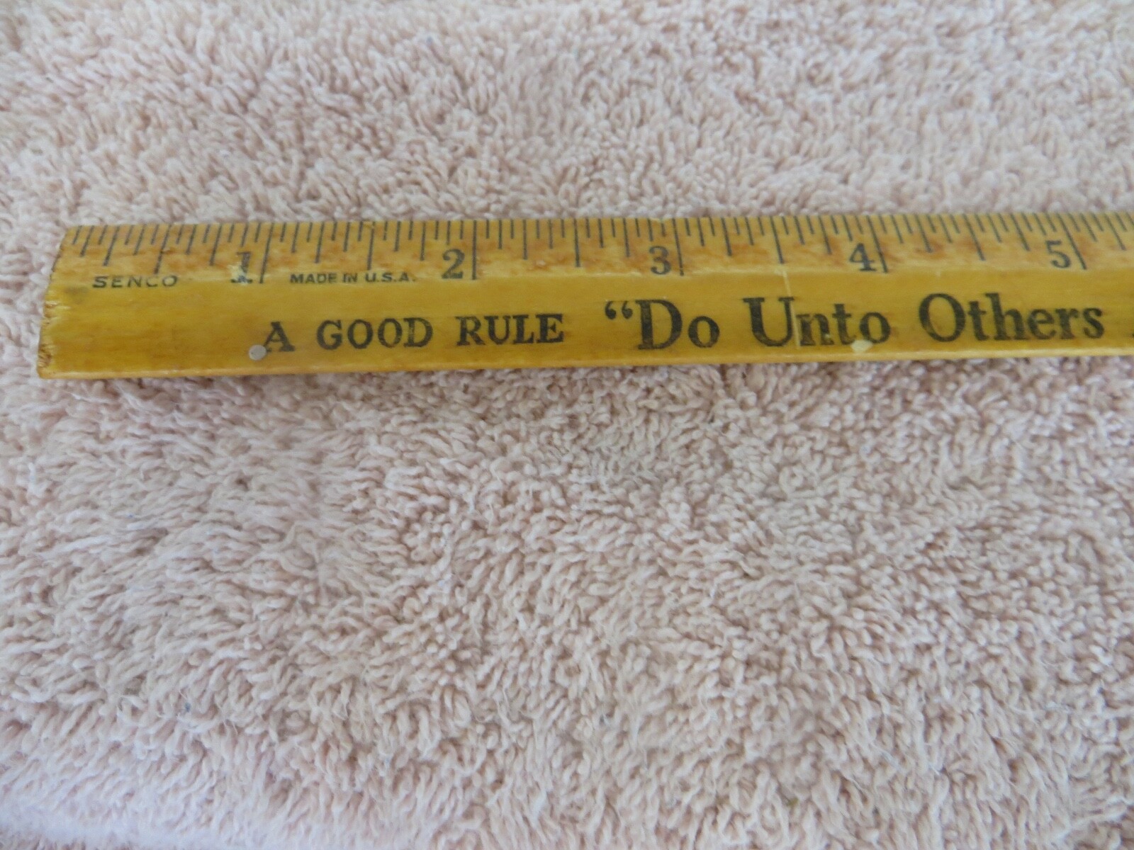 Vintage Coca Cola Wood 12" Foot Ruler - Advertising - Do Unto Others As ...