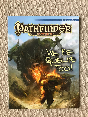 We Be Goblins Too! - Pathfinder Module - Paizo - Free RPG Day 2013 - VG ...