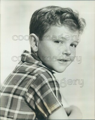 1955 Press Photo Cute Freckle Face Child Actor Richard Eyer | eBay