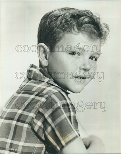 1955 Press Photo Cute Freckle Face Child Actor Richard Eyer | eBay