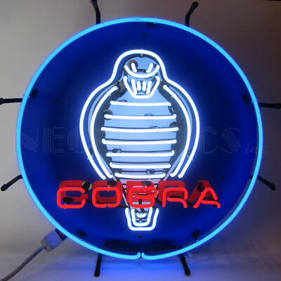 AC Cobra Jet 427 Neon sign Ford Mustang 1964 Roadster Gt Coupe Garage ...