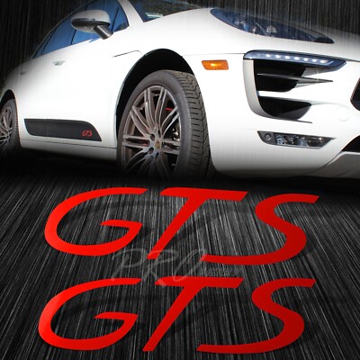 Sideblade Side Door Decal Reflective Vinyl Sticker Kit for Porsche GTS ...