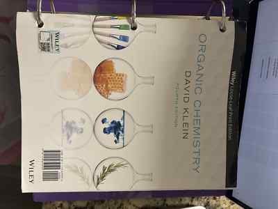 Organic Chemistry by David R. Klein Fourth Edition (2021, Ringbound ...