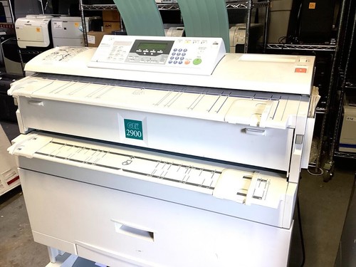 Ricoh GEI 2900 2400wd wide format laser copier / scanner / printer ...