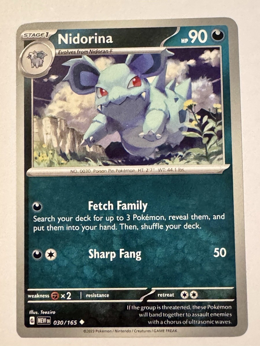 Nidorina Card Pokemon TCG SM9 040/095 (C) Nidorina