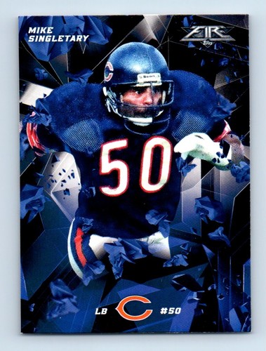 2015 Topps Fire Mike Singletary Chicago Bears #96 | eBay