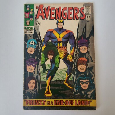 The Avengers #30 Vol 1 July 1966 Frenzy in a Far-off Land Marvel comics ...
