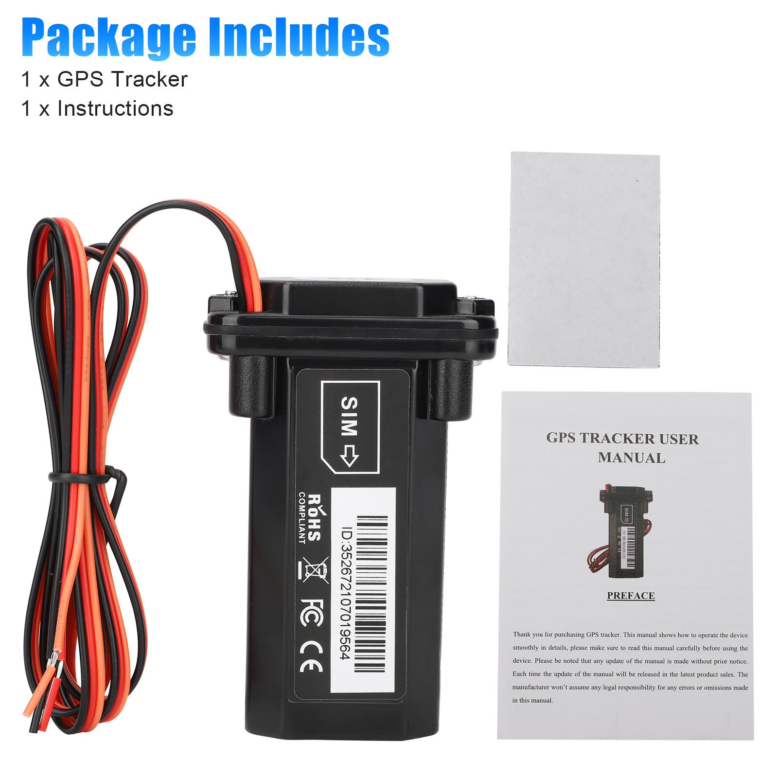 Real Time 4G GPS Tracker Tracking Locator Device GSM Car Motorcycle ...