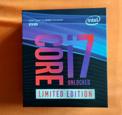 CPU Intel i7-8086k Boxed Sealed Limited edition Socket LGA 1151 5.0Ghz ...