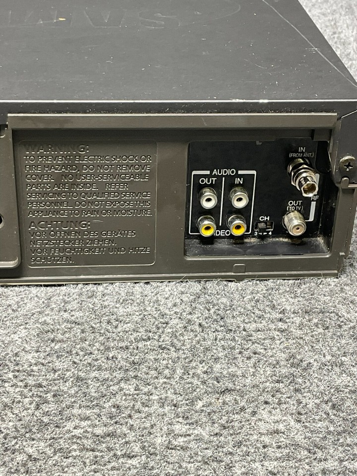 Samsung Video Cassette Recorder VCR VR5559 VHS 4-Head Digital Audio ...