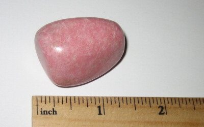 RARE! 1.3" TUMBLED POLISHED NATURAL THULITE STONE MINERAL FROM NORWAY ...