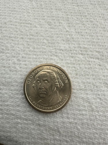 GEORGE WASHINGTON 2007 P $1 Coin Pictures Edge Lettering RARE | eBay