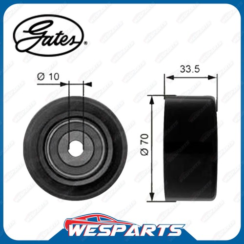 1 x Gates DriveAlign Idler Pulley - Part Number 36173 Width 33mm Brand ...