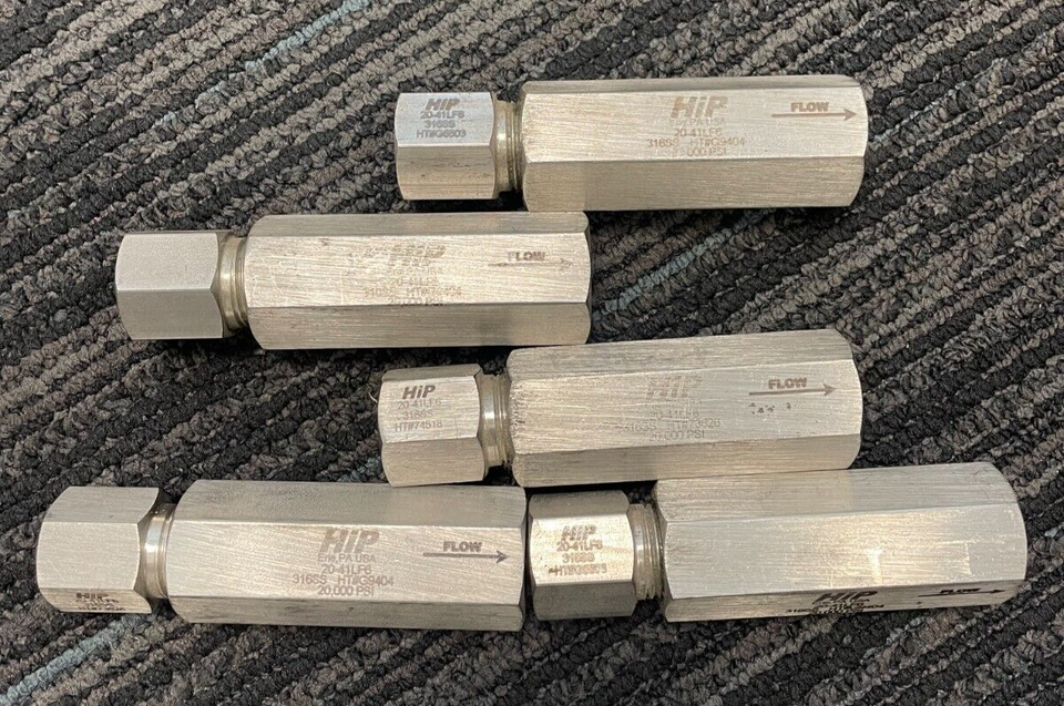 LOT - Qty 12 HiP Ball Check Valve Medium Pressure 20-41LF6 316SS 20,000 ...