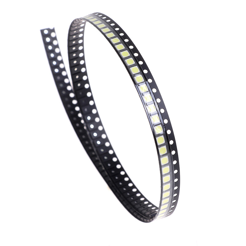 100x 2835/3528 Chips SMD LED Beads 1W 3V Cold White Light For TV LED Di ...