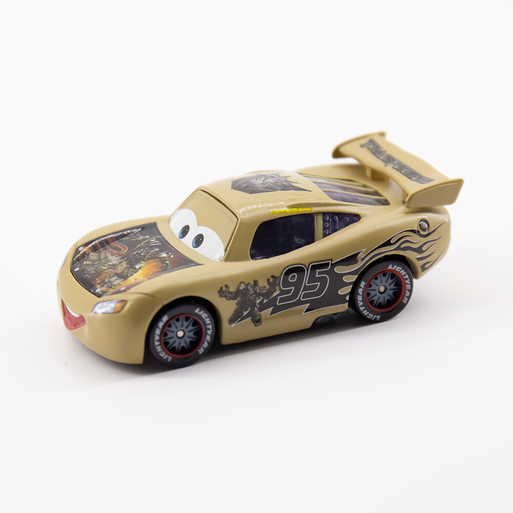 Disney Pixar Cars Transformers Lightning McQueen 1:55 Diecast Model Car ...