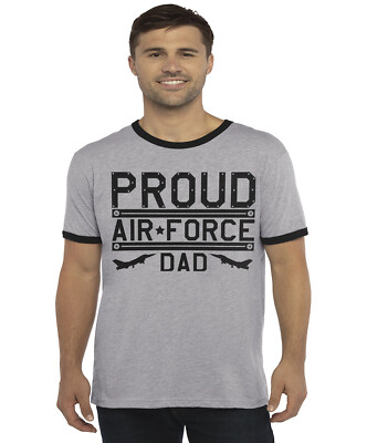 Proud Air Force Dad T-shirt Mens Graphic Tees Father's Day Gifts Mens ...