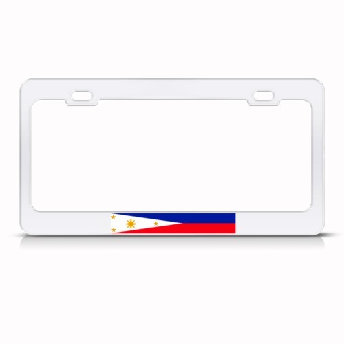 PHILIPPINES FLAG FILIPINO Metal License Plate Frame Tag Holder | eBay