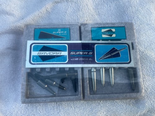 Savora Super-S Broadhead Razor Arrowhead 3 Pack +1 W/ 40bWings NOS | eBay