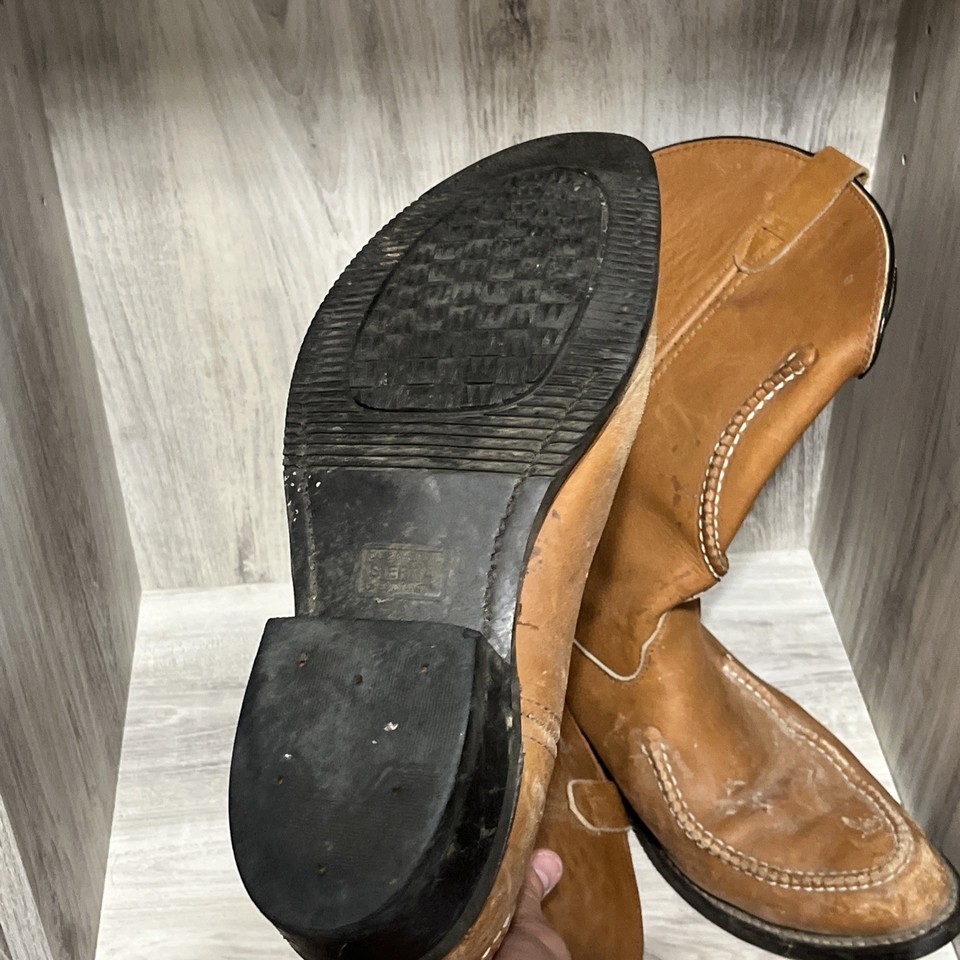 Double-H Men’s 1608 Western Cowboy Ranch Moc Toe Boots USA sz 12 ...