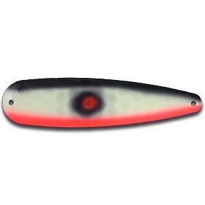 Warrior Hot Glow 249 Red Eye, Lenght mm 100 Fishing Spoon Fishing ...