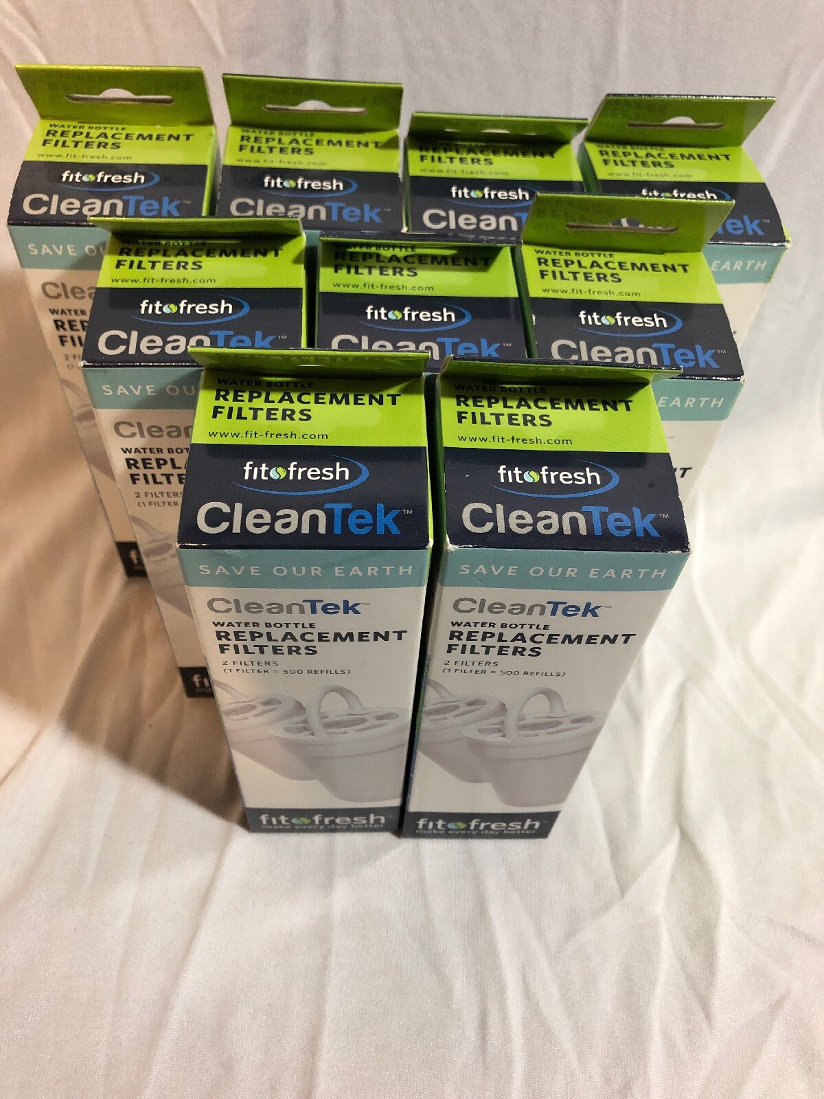 9, Fit & Fresh CleanTek Water Bottle Replacement Filters , M0NI-M003 | eBay
