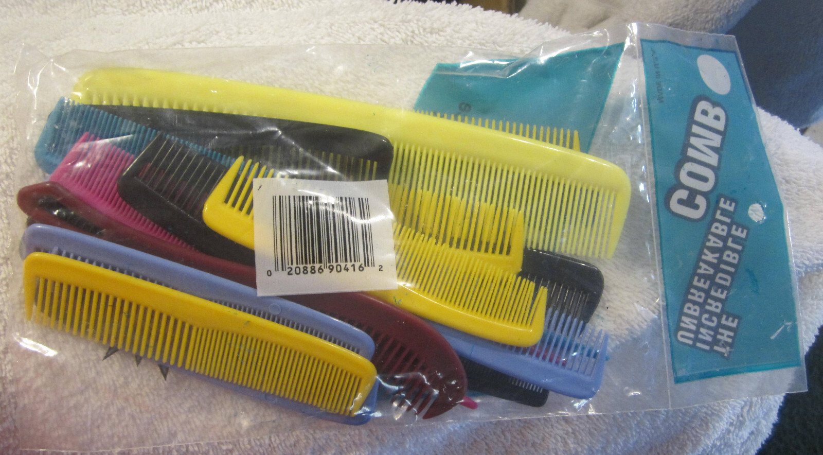 20 COMBS in pack, Variety COMB SET NOS VTG,USA made, Incredible ...