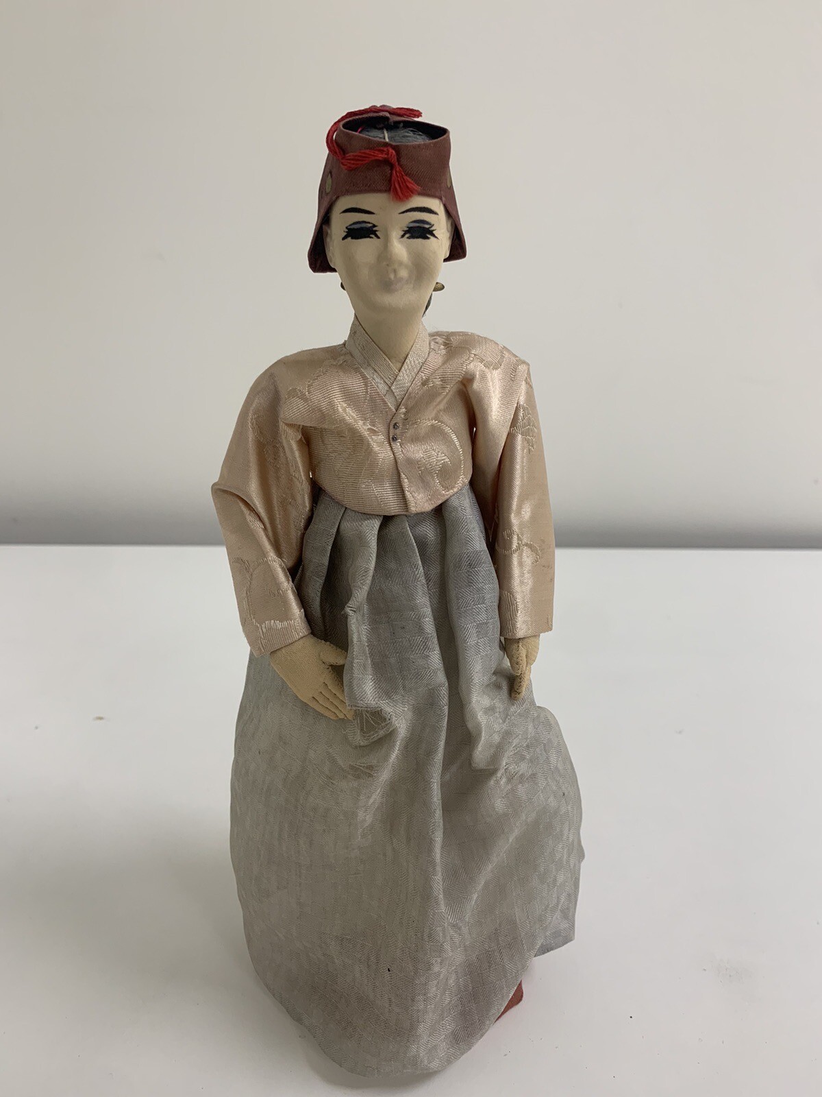 Vintage Korean Doll 12" Tall Traditional Garments Porcelain Doll Made ...
