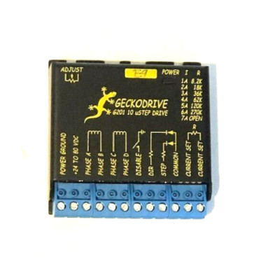 GECKODRIVE G201 Stepper Motor Drive, 10 µStep, 1-7A, 24-80VDC/Copy G201 ...