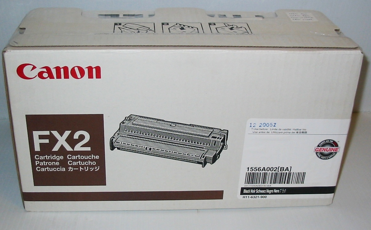 CANON FX2 TONER FAX MACHINE BLACK L500,L550,L5000,L5500,L600,L7000 ...