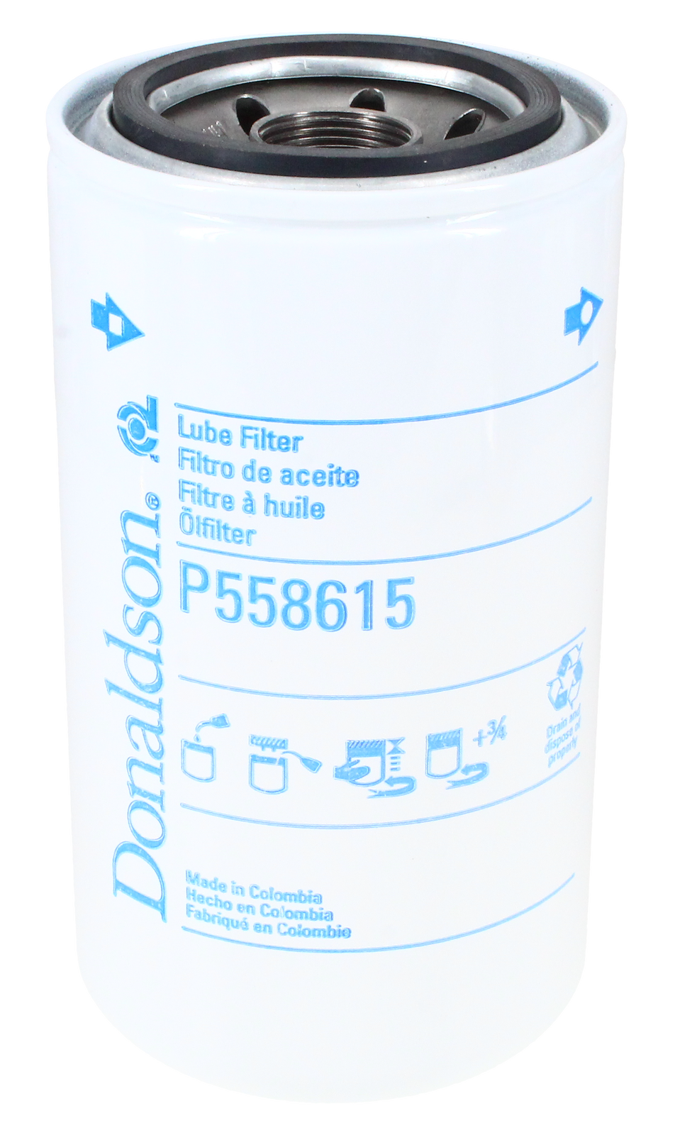 Donaldson Oil Filter P558615 fits Komatsu WA250-3L WA250-3MC WA250PT-3 ...